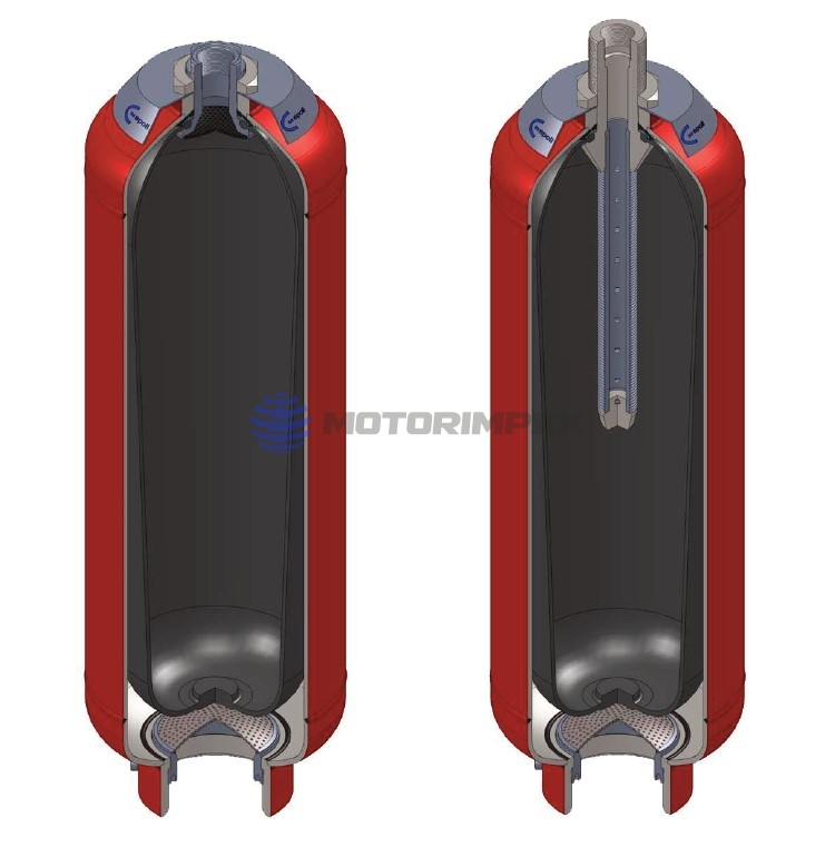 Bladder accumulators ASBL and ASBT buy in Poland, Italy and Germany - Motorimpex